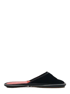 MAISON MARGIELA Travel Round-toe Slippers - Black