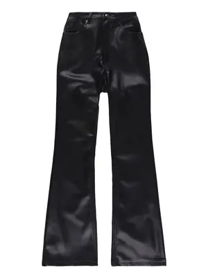 KSUBI Ksubi Faux-Leather Flared Trousers