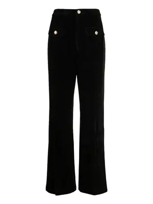 B+AB Pleat-detail Corduroy Trousers - Black
