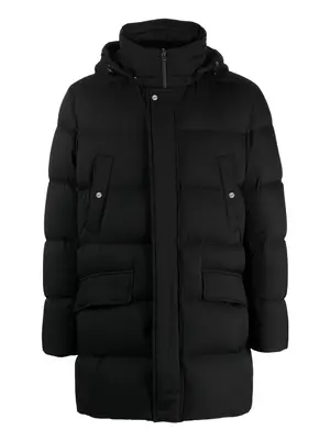 Herno Arandelle Detachable-hood Coat - Black