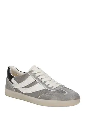 Vince Oasis Leather Sneakers Silver