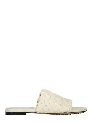 Bottega Veneta Leather Mules - White