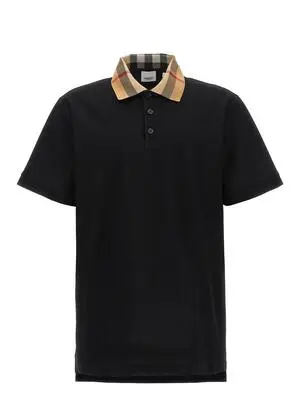 Burberry Cody' Polo Shirt - Black