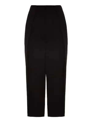 Balmain Viscose Pants - Black