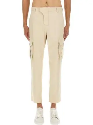 Balmain Cotton Cargo Pants - Beige