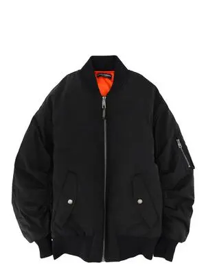 Dolce & Gabbana Oversized Bomber Jacket - Black