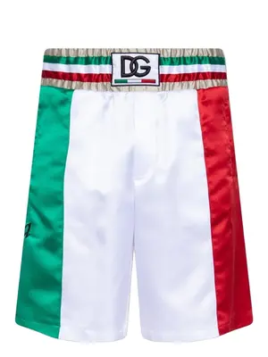 Dolce & Gabbana Satin Shorts - White