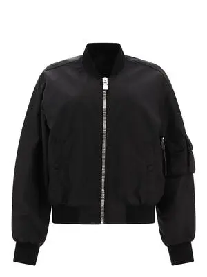 Givenchy Bomber Jacket With Pocket Detail - Black
