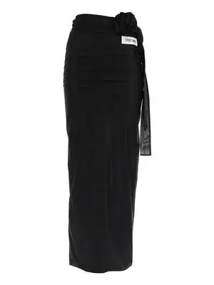 Dolce & Gabbana Jersey Stretch Maxi Skirt - Black