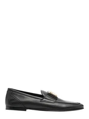 Dolce & Gabbana Leather Loafers - Black