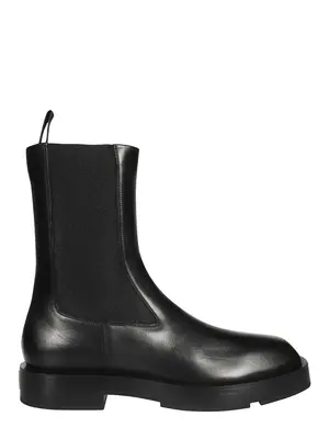 Givenchy Chelsea Leather Boots - Black