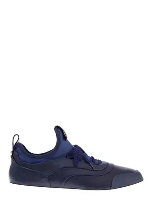 Valentino Garavani Valentino Garavani Leather Sneakers Blue