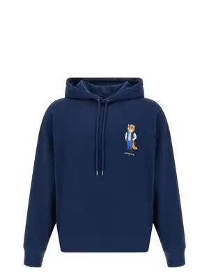 Maison Kitsuné Dressed Fox Hoodie - Blue