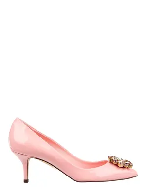 Dolce & Gabbana Crystal-embellished Pumps - Pink