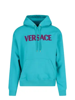 Versace Cotton Logo Sweatshirt - Green