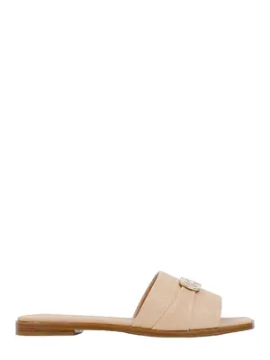 FERRAGAMO Leather Sandals - Beige
