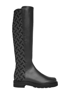 STUART WEITZMAN Wicka Lift Boots - Black
