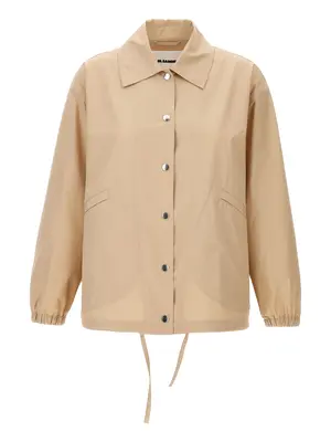 JIL SANDER Logo Jacket - Beige