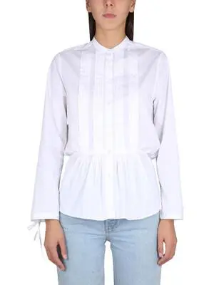 Aspesi Korean Collar Shirt - White