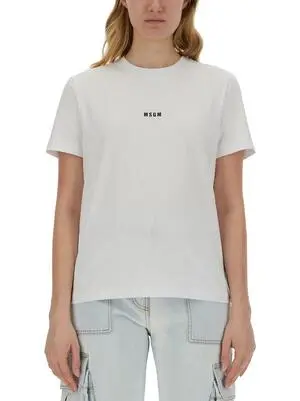 MSGM Micro Logo T-shirt - White