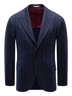 Brunello Cucinelli Wool Jacket - Blue