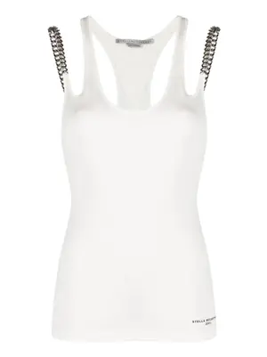 Stella McCartney Falabella Chain Top - White