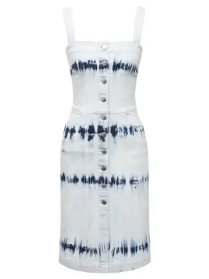 Stella McCartney Denim Sleeveless Dress - Blue