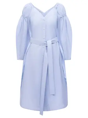 Stella McCartney Cotton Shirt Dress - Blue