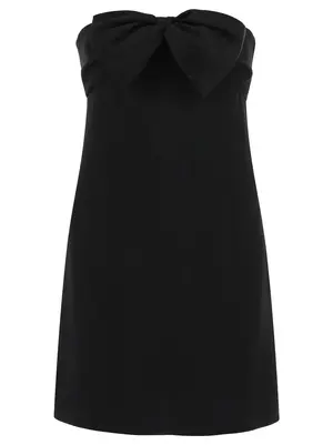 Saint Laurent Sleeveless Mini Dress - Black