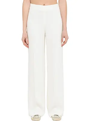 Stella McCartney Wide Leg Trousers - White