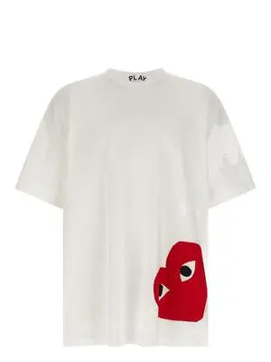 Play Comme Des Garcon Printed T-shirt - Red
