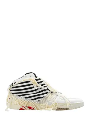 Saint Laurent Smith Leather Sneakers - White