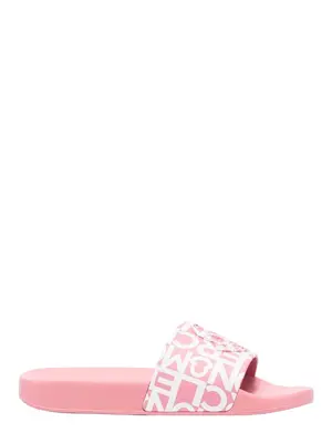 Moncler Moncler Jeanne Logo Slides Pink