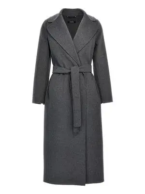 Max Mara Poldo Wool Coat - Gray