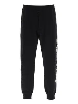 ALEXANDER MCQUEEN Logo Cotton Pants