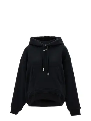 Off White Off-white 'off Stamp' Hoodie - Black