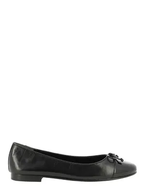 Tory Burch Cap-toe Ballerina Flats - Black