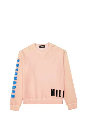 Dsquared2 Cotton Sweatshirt Coral