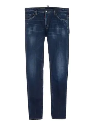 Dsquared2 Cotton Denim Jeans Blue