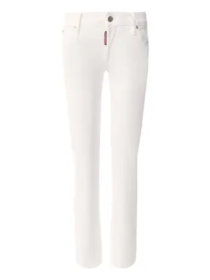 Dsquared2 Cotton Denim Jeans White