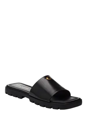 Coach Florence Sandal - Black