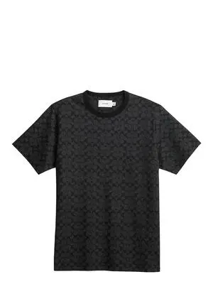 COACH Signature T-shirt - Charcoal Signature