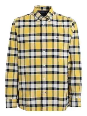 Tommy Hilfiger Shirt Size Cotton - Yellow