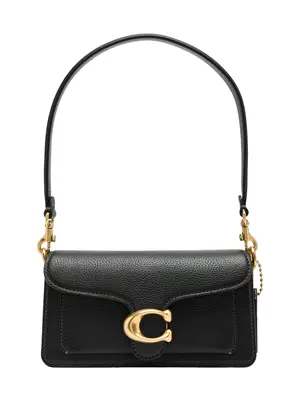 COACH Coach Tabby 20 Leather Cross-Body Bag Black