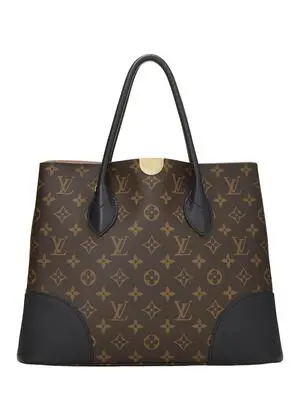 LOUIS VUITTON Monogram Canvas Flandrin Tote - Black