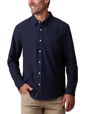 RHONE Wfh Regular Fit Button Down Shirt - Navy