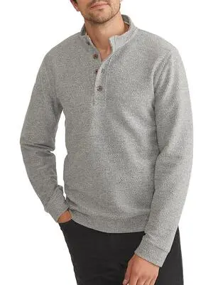 Marine Layer Clayton Textured Pullover - Gray
