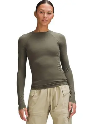 Lululemon Lululemon Long-Sleeve Crewneck Base Layer Army Green/compass Khaki
