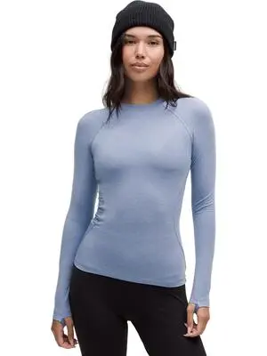 Lululemon Lululemon Long-Sleeve Crewneck Base Layer Blue Willow/oasis Blue
