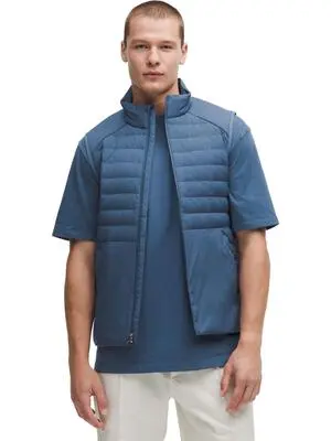 Lululemon Down Insulated Vest Blue Twill